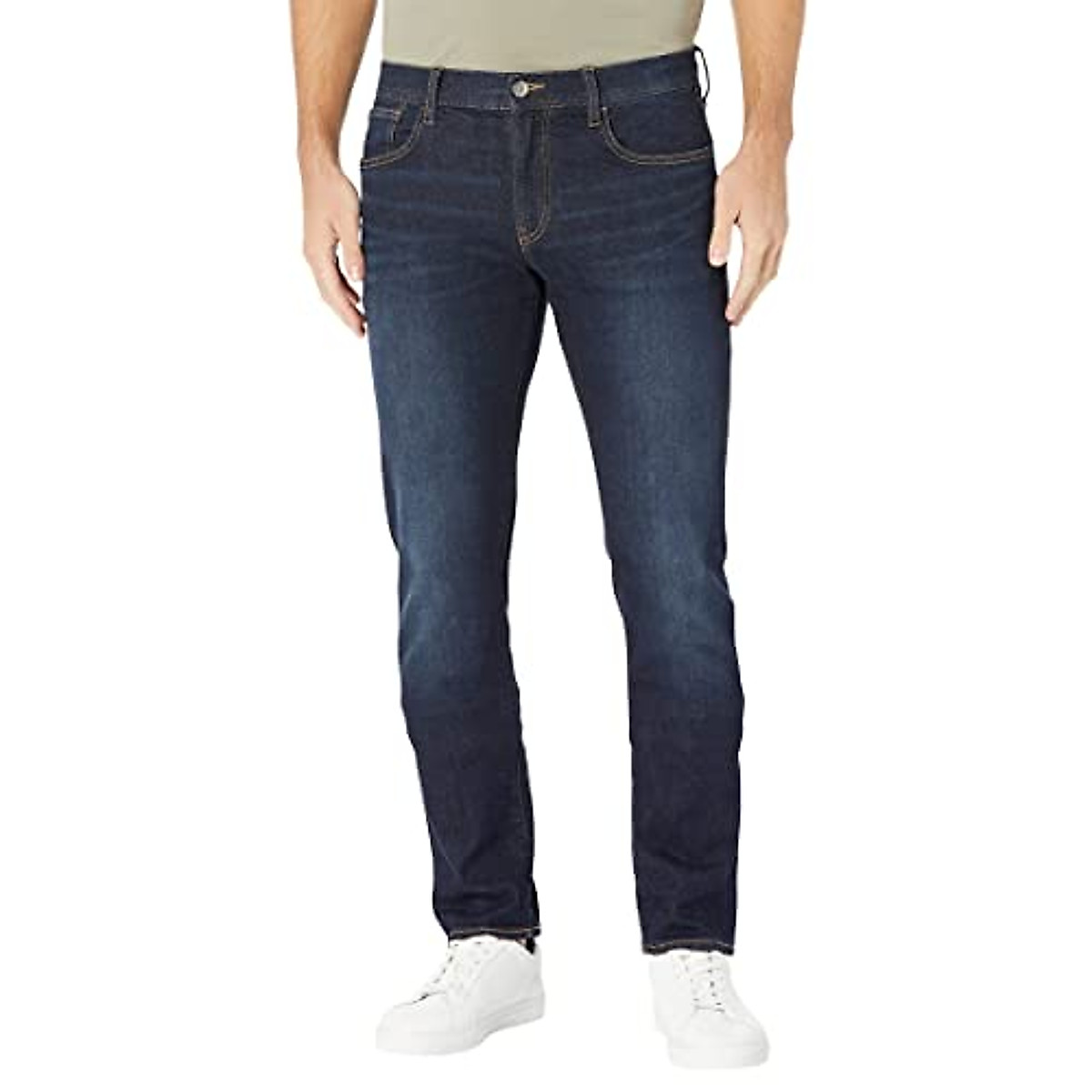 Armani Exchange Slim Fit Five-Pocket Jeans Indigo Denim 34 34