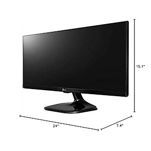 LG 25UM58-P UltraWide Monitor 25'' 21:9 FHD () IPS Display, sRGB 99%, On-Screen Control, Screen Split 2.0, Game Mode