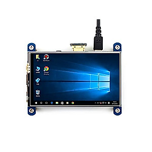 waveshare 4inch Resistive Touch Screen LCD Compatible with Raspberry Pi 4B/3B+/3A+/2B/B+/A+/Zero/Zero W/WH/Zero 2W CM3+/4 480×800 Resolution HDMI IPS Low Power Consumption Supports Windows