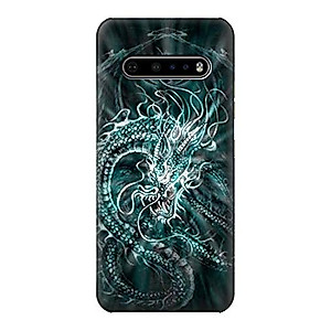 R1006 Digital Chinese Dragon Case Cover for LG V60 ThinQ 5G