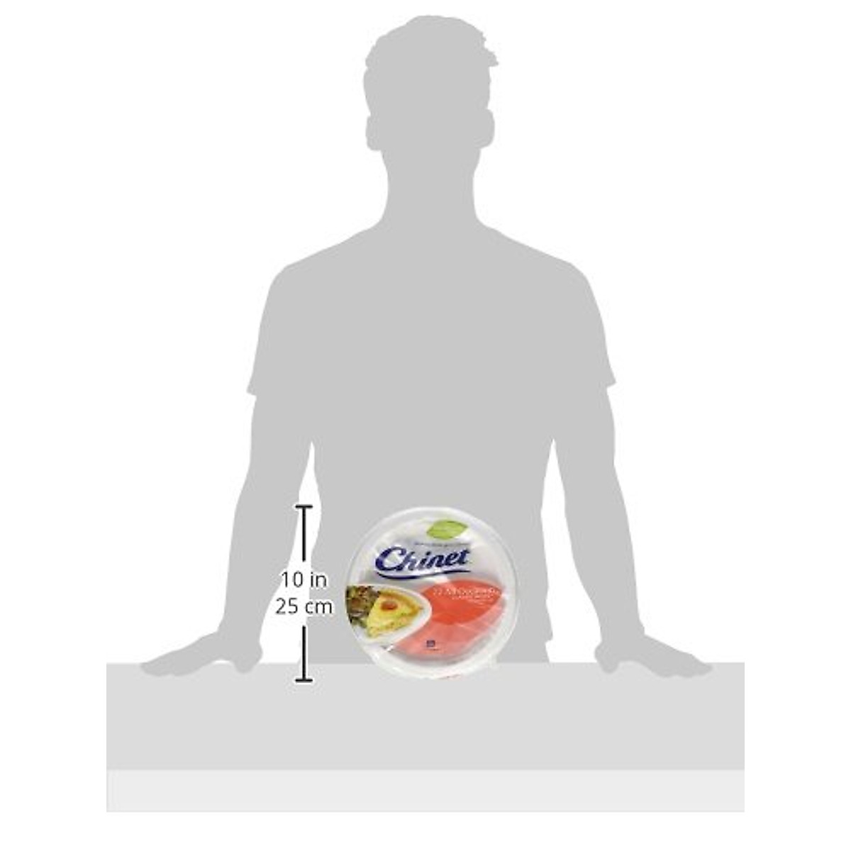 Chinet Classic White, Round All Occasion Fiber Plates, 8.75 Inch, 72 Count