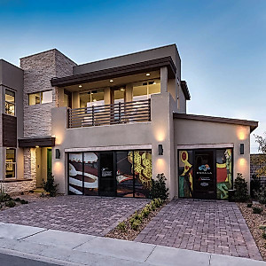 mirrea Modern Outdoor Porch Light Patio Light in 2 Lights with Aluminum Rectangular Tube and Tempered Glass Cover Waterproof Wall Sconce 2 Pack (Matte Black)