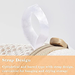 Yonchic Mesh Laundry Bag for Delicates, Durable Laundry Bags with Premium Zipper, Washing Machine Wash Bags for Blouse, Socks, Bra, Travel Organization Bag (1M, 1L, 1Bra Bag, 1 Round Bag)