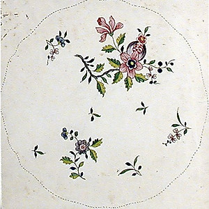 An original design for a porcelain plate