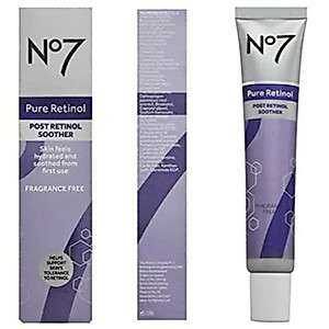 No7 Pure Retinol Skincare Bundle - Contains Pure Retinol Night Concentrate (1 fl oz), Pure Retinol Night Repair Cream (1.69 oz), and Post Retinol Soother (1.69 fl oz) - No 7 Pure Retinol Beauty Set