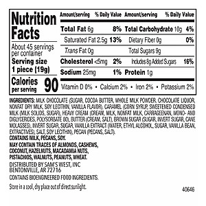 Member's Mark Milk Chocolate Pecan Caramel Clusters, 30.2 Ounce, 1.88 Pound (Pack of 1)