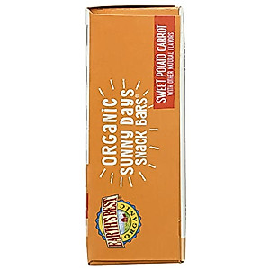 EARTHS BEST Organic Swt Pto Crrt Snny Day Bars, 0.67 Ounce (Pack of 7)