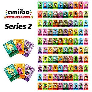 Animal Crossing Amiibo Card Set Work for Switch NS 3DS Games Series 1~4 Animals Crossing Magic Box Green