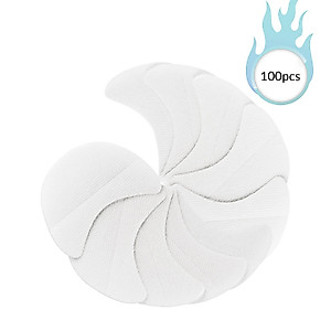 100 PCS Disposable Eyeshadow Pads,Eye Shadow Shield Protector Pads for Eyes Lips Makeup Application Tool