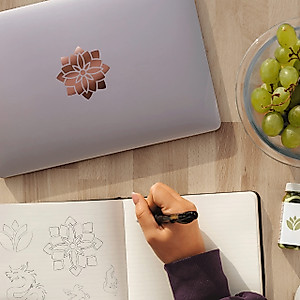 VViViD Chrome Rose Gold Gloss DECO65 Permanent Adhesive Craft Vinyl Roll for Cricut, Silhouette & Cameo (7ft x 1ft Roll)