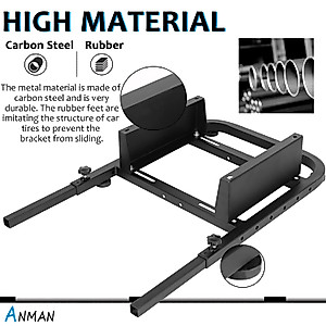 Anman PRO Rear Half of Seat Bracket - Racing Wheel Stand Accessories (Only Fits Racing Stand)