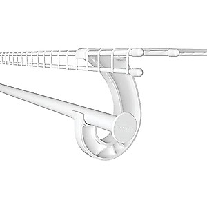 ClosetMaid 5629 Support for SuperSlide Hanging Bar, White 10 Pack
