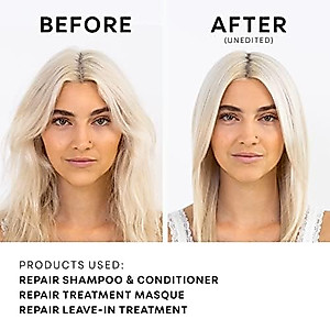 NATURELAB. TOKYO Perfect Repair Treatment Masque: Heat and Color Protection, Hair Mask Treatment to Strengthen and Repair Dull, Damaged, Brittle Hair I 6.7 FL OZ / 200ml