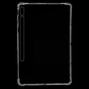 SFFINE Clear Case for Samsung Galaxy Tab S8 2022 and Galaxy Tab S7 2020 Tablet,[Thick Corner] Transparent Thin Slim Soft Flexible TPU Gel Silicone Protective Case Cover for Galaxy Tab S8/S7 11 Inch