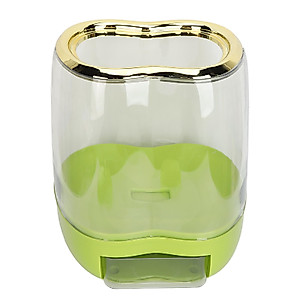 Kitchen Rice Container, 10KG Capacity Food Rice Storage Box, Rice Dispenser Bin Household Cereal Dispenser Bucket for Home Kitchen (Green)