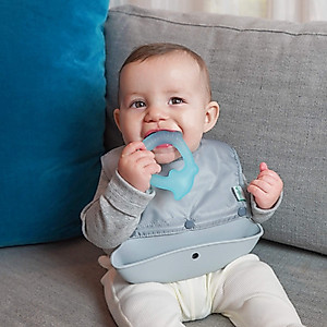 Cool Nature Teether (2 Pack)-Yellow/Aqua Set