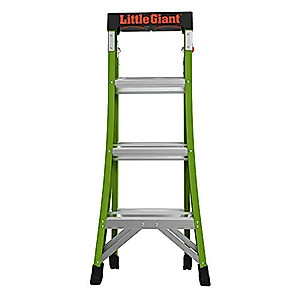 Little Giant Ladders, King Kombo, Professional, 4 ft. A Frame, 7 Ft. Extension, Fiberglass, Type 1AA, 375 lbs weight rating, (13470-001)