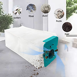 MengTiger 9 Pcs Replacement Clean Station Dust Bag Compatible with Samsung VCA-ADB95 Bespoke Jet Clean Station Vacuum Accessories Parts