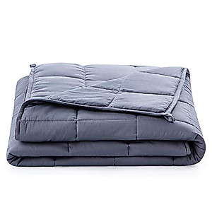 Linenspa 15 Pound Weighted Blanket – All Natural Relief and Sleep Aid - Filled with Premium Glass Beads - Calming and Soothing Hug