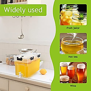 1.5 Gallon Drink Dispenser For Fridge,Beverage, Water Dispenser With Spigot.Juice Containers With Lids For Fridge,Parties And Daily Use. 100% Sealed And Filter Screen.BPA FREE.