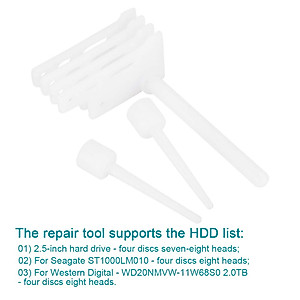 ASHATA 304# Hard Drive Head Replacement Comb, 304# Replacement Hard Drive Head Tool Head Comb for 4-disc 2.5" HDD WD20NMVW-11W68S0