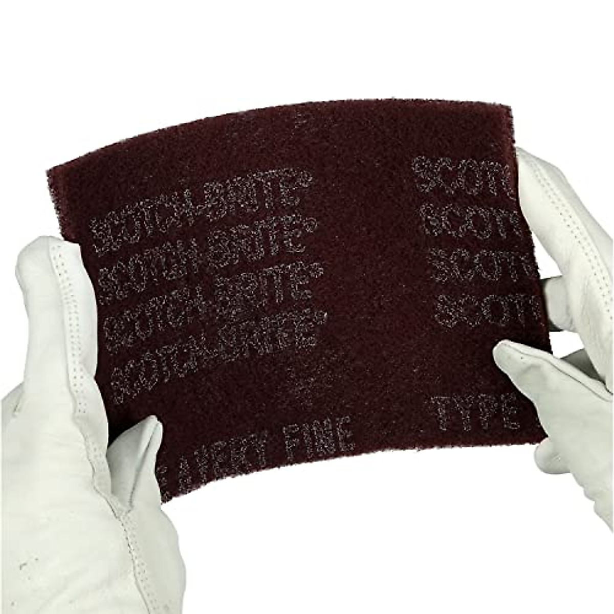 3M 07447 Scotch-Brite Maroon General Purpose Hand Pad,20 Pack