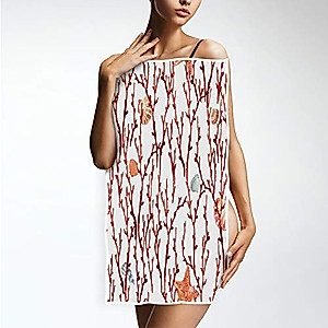 Blueangle Underwater Coral Seashells Hand Towels 15x30 in, Bathroom Towel Ultra Soft Highly Absorbent Small Bath Towel Kitchen Dish Guest Towel