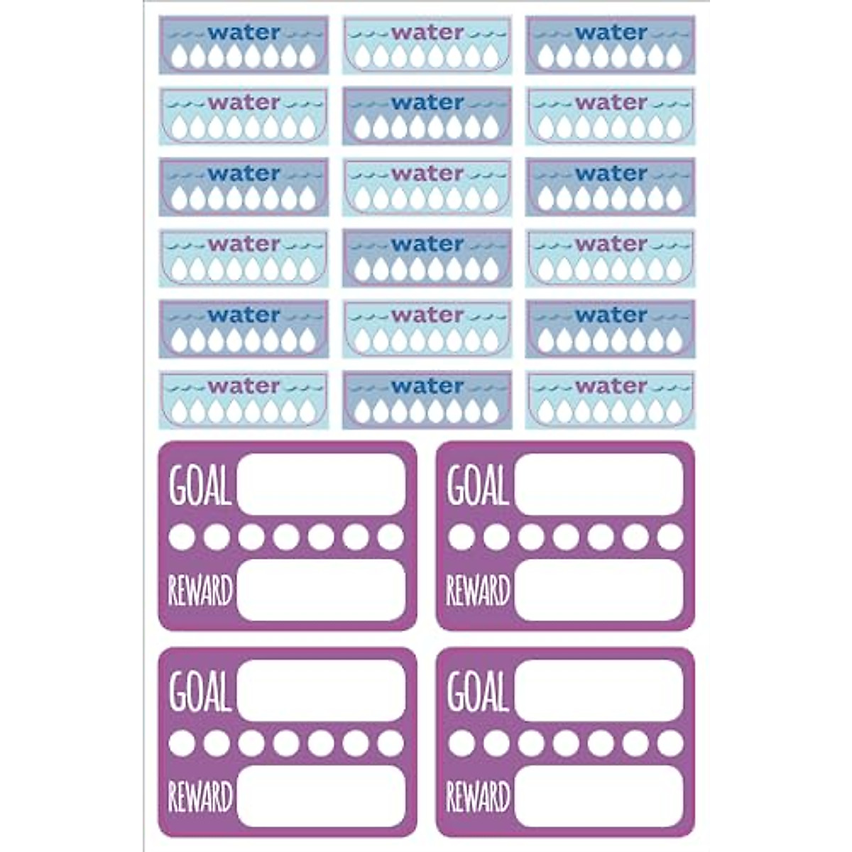Essentials Health & Fitness Planner Stickers (Set of 325 Stickers)