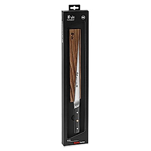 Cangshan TC Series 1020984 Swedish 14C28N Steel Forged 10.25-Inch Bread Knife and Wood Sheath Set