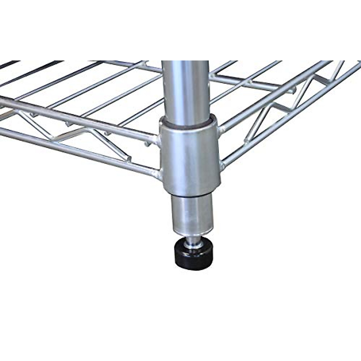 MonsterRAX Bin Rack with (5-Pack) 27 Gallon Storage Totes (Yellow Lid, Black Bin), Stackable, and Lockable