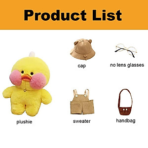 MOCOST Soft Duck Plush Doll, Cute Duck Stuffed Animal Plush Toy, Birthday for Kids Girls Sweetie, 12inch/30cm