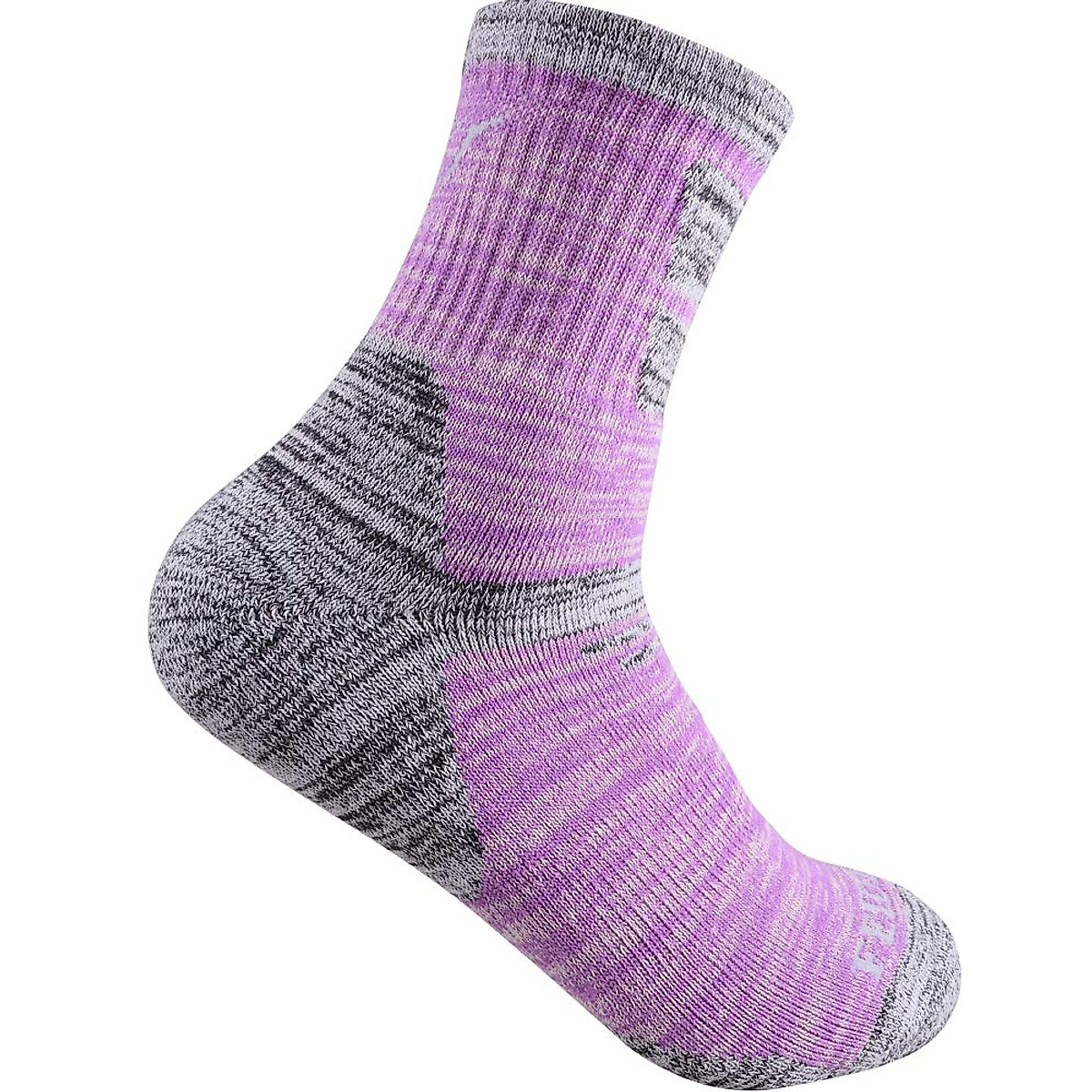 FEIDEER Women's Hiking Walking Socks, 3-Pack Outdoor Recreation Socks Wicking Cushion Crew Socks (3WS19103-M)