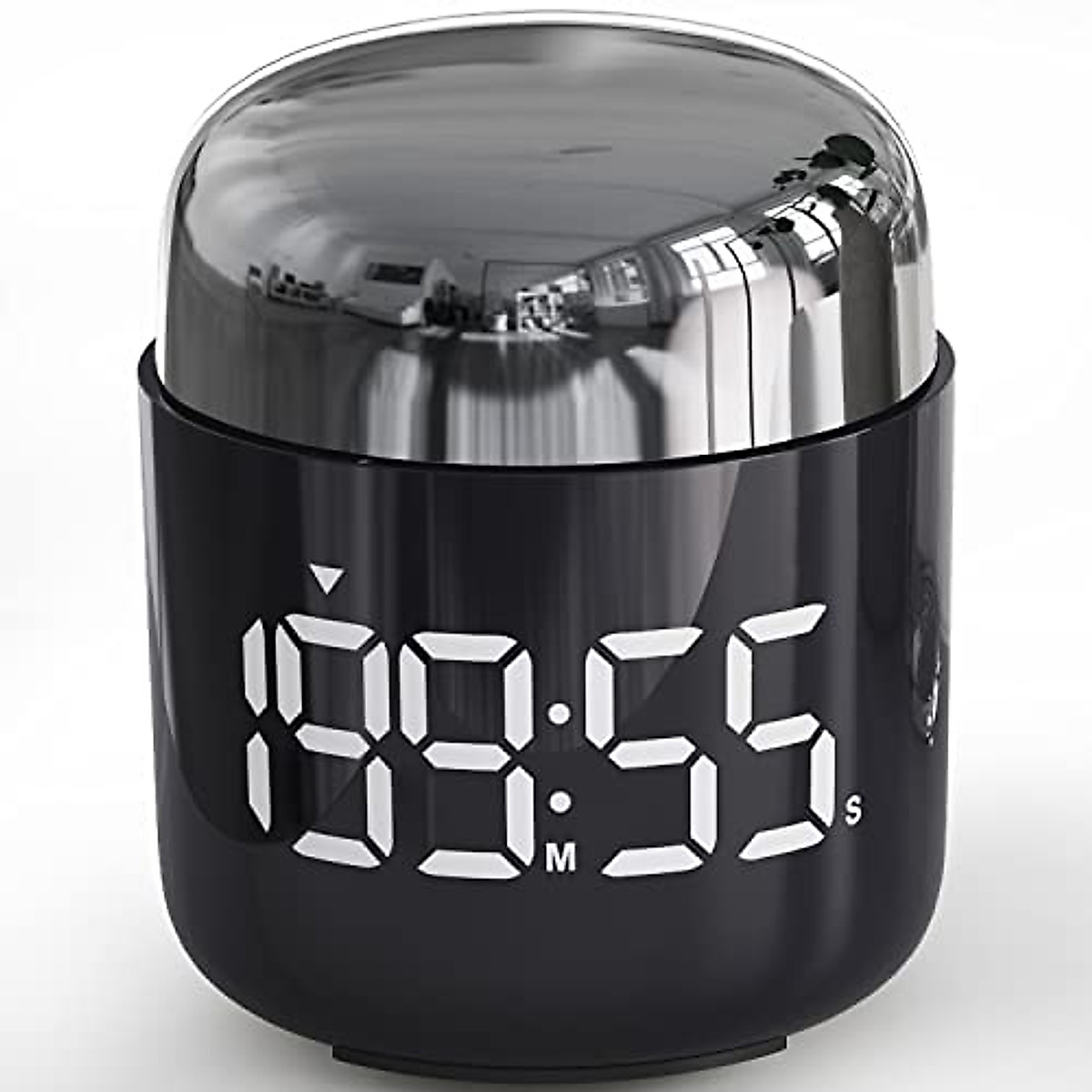 MeesMeek Digital Kitchen Timer,Countdown Countup Timer with Large LED Display Volume Adjustment,Timer for Cooking, Classroom Time for Kids and Teachers. (Light Grey)