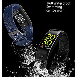 Fitness Tracker WB11, Smart Watch Activity Tracker with Heart Rate Monitor, IP67 Waterproof Smart Band with Step Counter, Calorie Counter, Pedometer Sport Watch for Women and Men (Latest Exclusive)