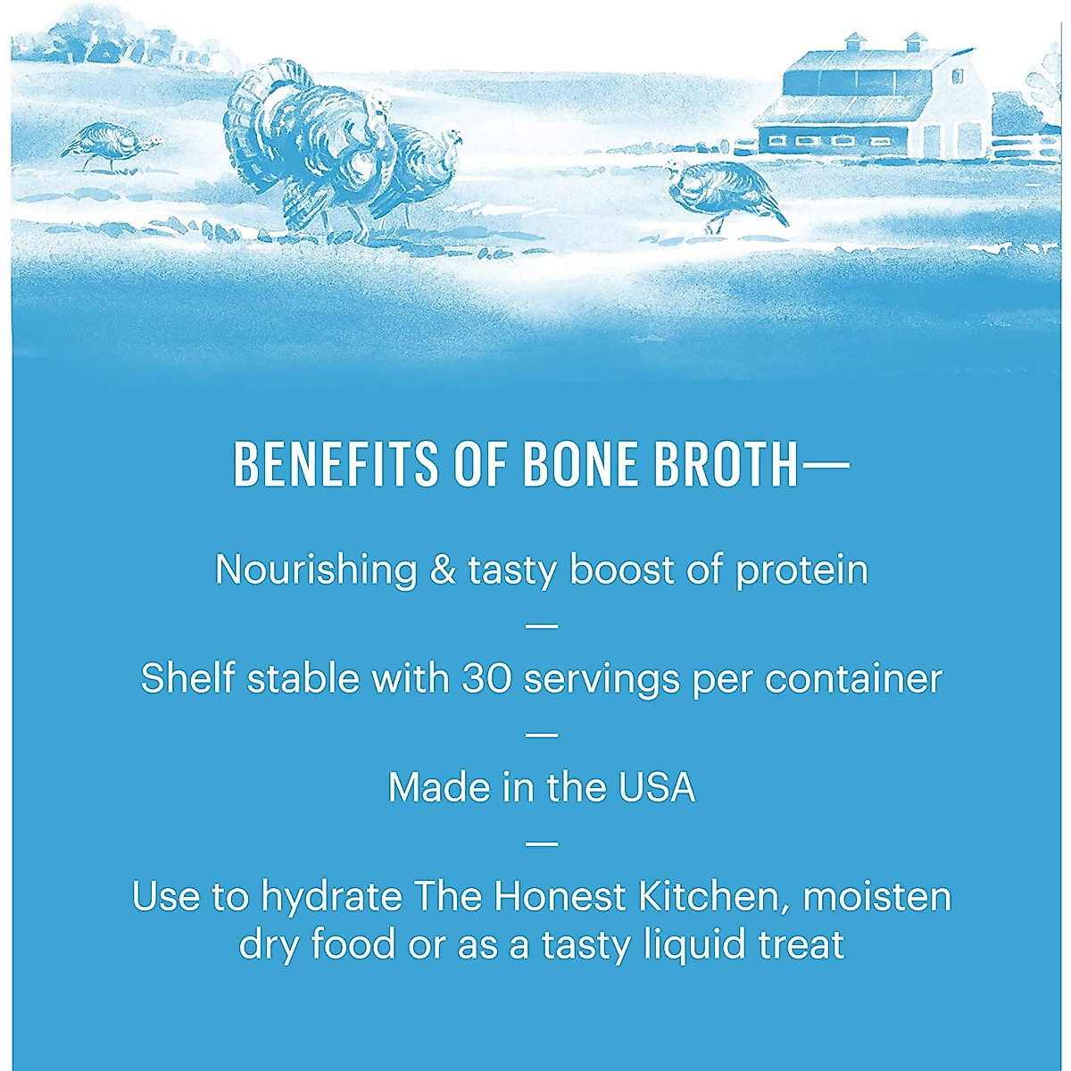 Aurora Pet Bundle Set (3) The Honest Kitchen Daily Boosters Instant Turkey Bone Broth with Turmeric Plus AuroraPet Wipes