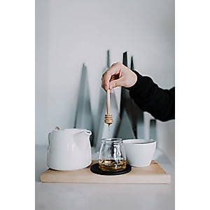 Honey Dipper Wooden Stick- Honey Dipper Honeycomb Stick Honeycomb Spoon Charcuterie Utensils Honey Spoon Honey Server Honey Stirrer Honey Wooden Dipper 3 Inch Wedding Party Gift Craft 20 Pack