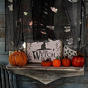 CozyCabin 78 x 33 inch Spooky Halloween Cloth Indoor Outdoor Halloween Creepy Cloth for Haunted House Patio Yard Garden and Wall Windows Scary Halloween Decorations