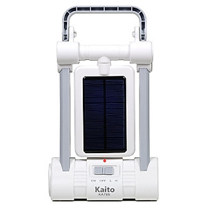 Kaito KA768 Multi-Functional Twin-Panel Rechargeable & Portable Solar LED Lantern