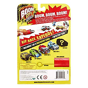 Boom City Racers - 2 Pack - Exclusive Car Fire it up! X and A Surprise Mystery Car