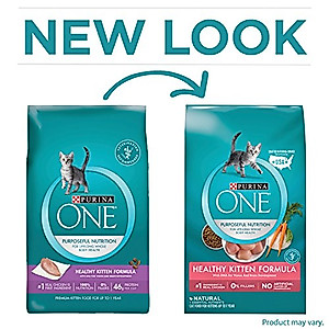 Purina ONE High Protein, Natural Dry Kitten Food, +Plus Healthy Kitten Formula - 7 lb. Bag