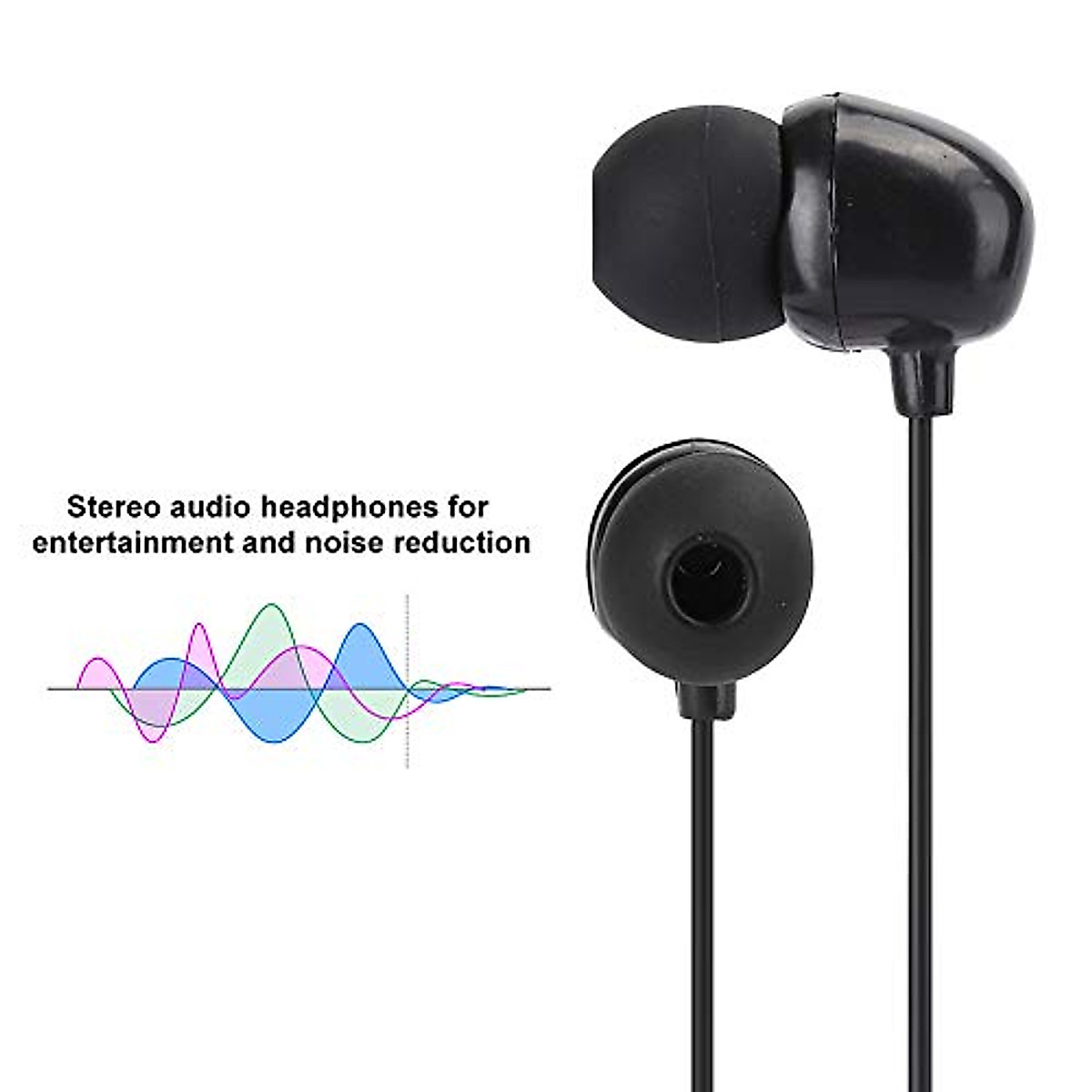070 Bluetooth Earphones Portable Wireles Neckband Bluetooth Earphones Wireless Retractable Portable Stereo Sound Noise Reduction Sports Headsets(Black)