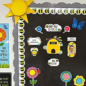 CTP Birthday Bees Mini Bulletin Board Set for Classroom (Creative Teaching Press 10688)