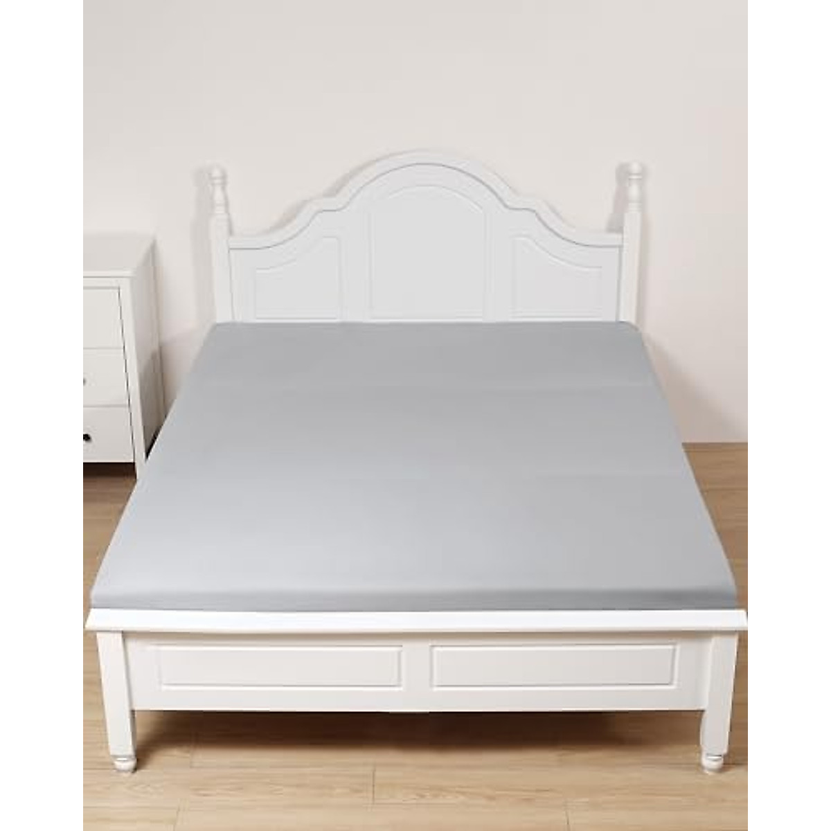 Forias Fitted Sheet for Folding Mattress, Compatible with 4inch, 6inch Size Trifold Mattress,4-Way Stretch Knit, Snug Fit, Ultra-Soft and Cozy Washable Fitted Sheet (Twin)