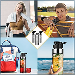 Dandat 6 Pcs 21oz Team Water Bottle Bulk Employee Appreciation Gifts Bulk Water Bottle May You Be Proud Sign Gift for Coach Athlete Team Portable Sports Supplies(Gray)