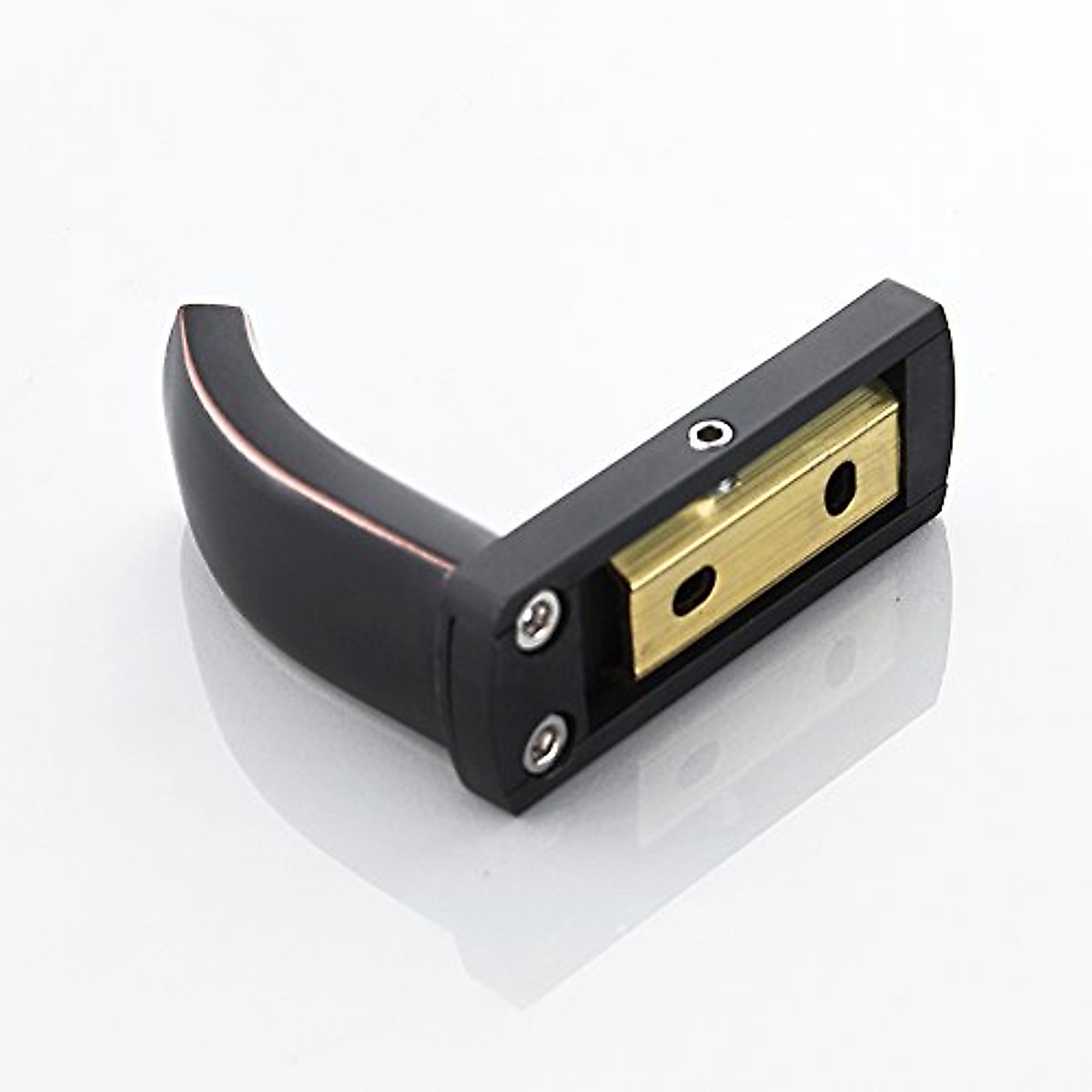 BLISSPORTE Bathroom Single Towel Wall Hook Oil Rubbed Bronze Bathrobe Coat Hanger Premium Brass Hand Towel Holder Organizer Heavy Duty Kitchen Lavatory Closet Hat Handbage Hanging Rack (2-Pack)