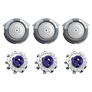 Ultra-sharp 3X Double Blades Shaving Head for Phillips Norelco SH50/52 HQ8 HQ9 PT720 PT724 PT730 AT810 AT830 HQ6090 7800XL HQ8160 Aquatec,3000, 5000,Precision Razors