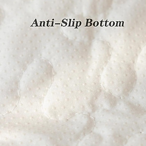 HEZITO Cream-Coloured Large Plaid Square Pet Mat Bed Couch Cover, Couch Covers for Pets, Garden Chic Cotton Protective Couch Cover for Floor Pet Garden Chic Couch Cover (27.6x82.7 in, Brown)