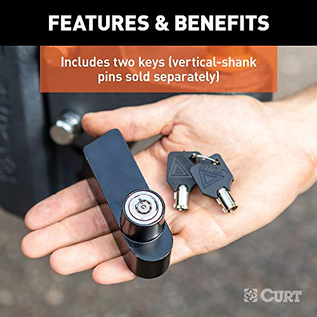 CURT 45938 Rebellion XD Tongue Lock