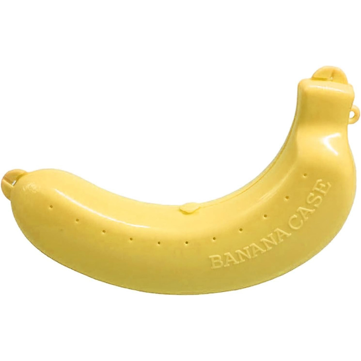 Yellow Banana Storage BPA-Free Outdoor Travel Case, Food Containers,Keep Fresh Banana Keeper and Protector, Cute Banana Carrier Storage Box for Picnic Camping Food Containers Kitchen and Dining