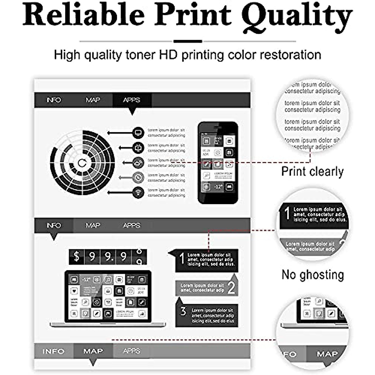 VIT 1 Pack DR-730 Black High Yield Drum Unit DR730 Compatible Replacement for Brother DCP-L2550DW-L2710DW L2750DW HL-L2350DW L2370DW/DWXL L2390DW L2395DW Printer, Sold by VoColorink. VC-DR-730- 1PK